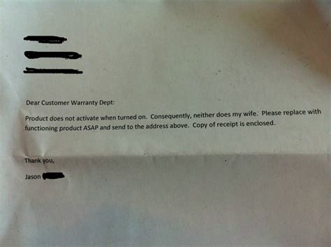 Sex Toy Complaint Letter Of The Day The Poke