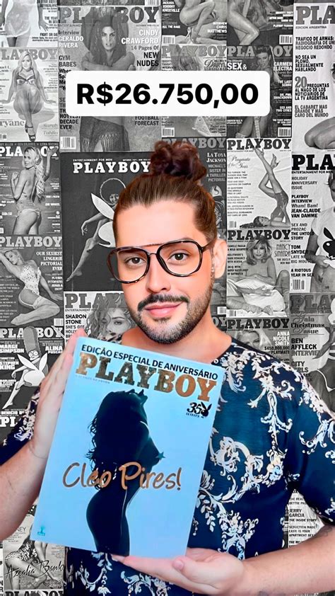 Cenapop Playboy Rara Com Cleo Pires Vendida Por Quase R Mil Mais Cara Do Brasil