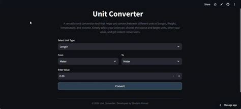 Python Unitconverter Webdevelopment Coding Techinnovation Ghulam Ahmad