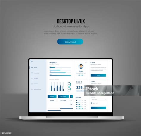 User Interface Of An Analysis Panel On A Laptop Ux Ui Design Dashboard Usability Laptop On