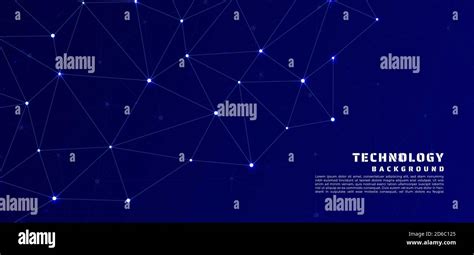 Technology Line Pattern Design Dot Glow Light Vector Illustration Stock Vector Image Art Alamy