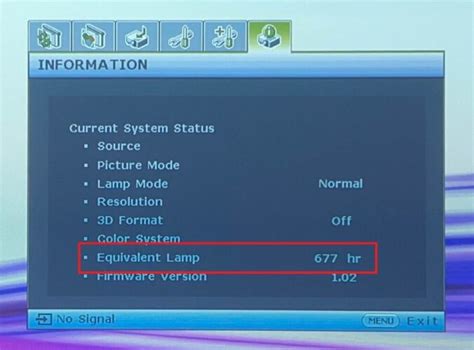 How To Easily Check Lamp Hours On Your Projector Epson BenQ Optoma Understanding Lamp Life