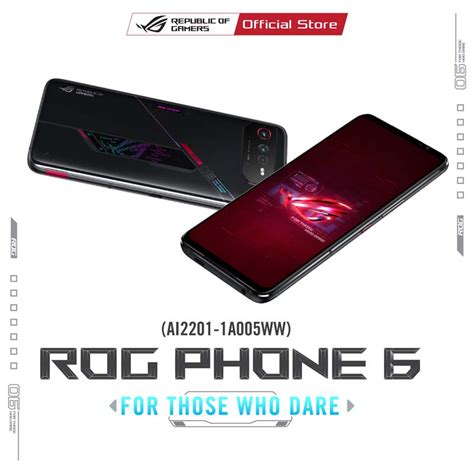 ASUS ROG Phone 6 12GB AI2201 Mobile Phone โทรศพทมอถอ 6 78 FHD Qualcomm Snapdragon 8