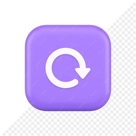 Premium Psd Circular Arrow Button Curved Dynamic Loading Progress