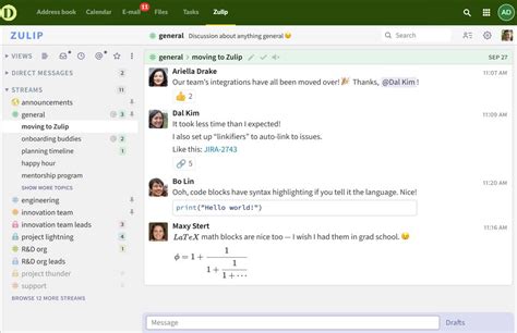zulip integration with your polarismail email accounts polarismail your email hosting provider