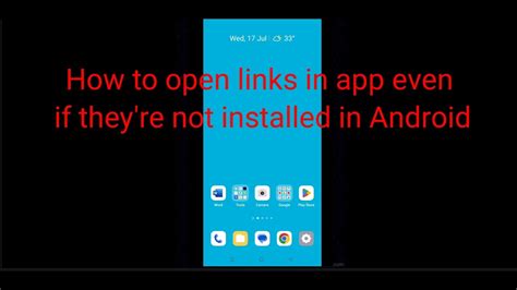 How To Open Links In App Even If They Re Not Installed In Android YouTube