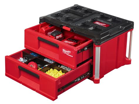 Milwaukee Packout 2 Drawer Tool Box From Reece