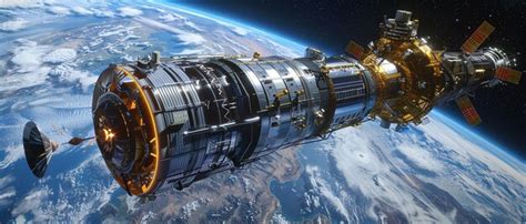 The Spacecraft Is Launched Into Space Premium Ai Generated Image