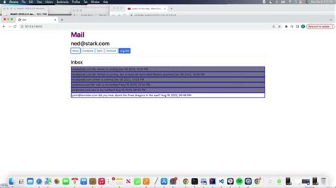 Cs50 Web Project 3 Mail Youtube