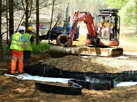 Tree Root Protection Geocell Vehicular Traffic Paths Parking