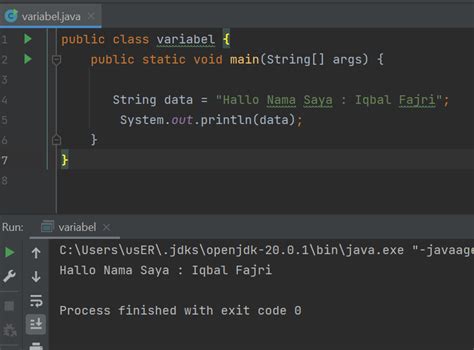Tipe Data Variable ~ Sekolah