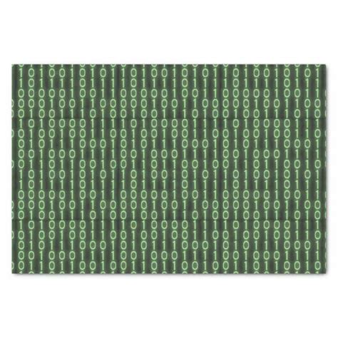 Binary Code Tissue Paper Zazzle