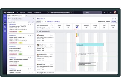 field service multi day task scheduling servicenow