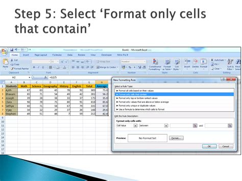 Learn Ms Excel Conditional Formatting Ppt