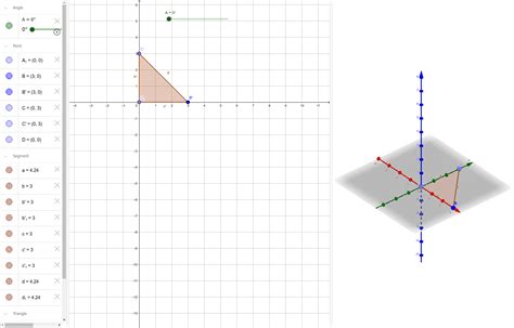 Rotating A Triangle Around The Y Axis Geogebra