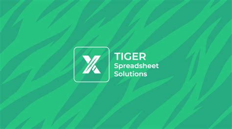 tiger spreadsheet solutions home