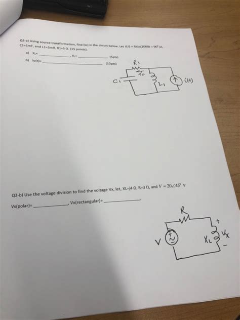 Solved Q3 A Using Source Transformation Find Io In The