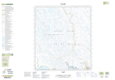 Iqaluit Nu 025n15 Cantopo Map By Natural Resources Canada Avenza Maps