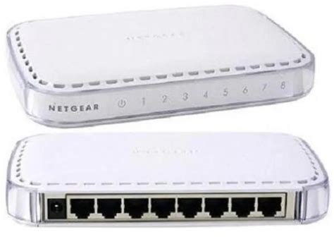 Netgear 8 Port 10 100 MBPS Switch FS608 Fast Ethernet Switch