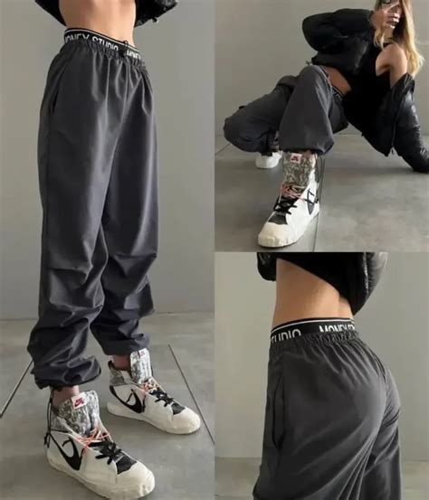 Штаны парашюты тренд 2025 С чем носить 100 фото идей