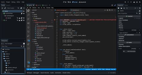 Releasing My Embed External Editor Gdextension For Now It Only Supports Godot 4 Windows