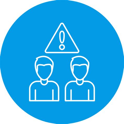 Avoid Crowds Generic Circular Icon