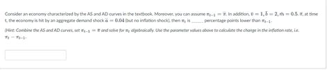 Solved Consider An Economy Characterized By The AS And AD Chegg Com