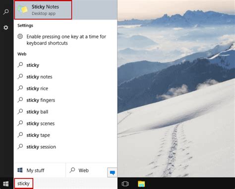 5 Ways To Turn On Sticky Notes In Windows 10