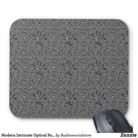 Modern Intricate Optical Pattern Mouse Pad Pattern Mouse Pad Design