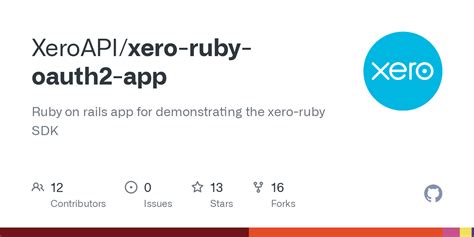 Github Xeroapixero Ruby Oauth2 App Ruby On Rails App For