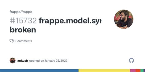 Frappe Model Sync Broken Issue Frappe Frappe GitHub