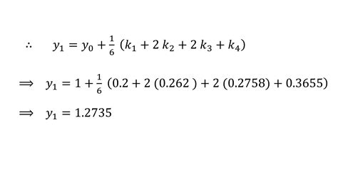 runge kutta method of fourth order pptx physics science