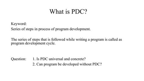 Computer Science Presentation On Program Development Cycle Ppt