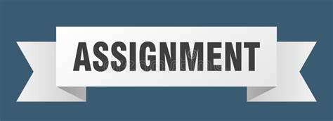 Assignment Banner Stock Illustrations 1130 Assignment Banner Stock Illustrations Vectors