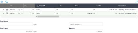 how to setup a recurring journal entry in sage x3