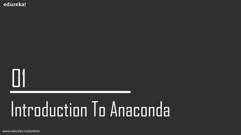 python anaconda tutorial edureka pdf