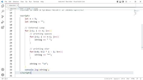 How To Make A Pyramid Pattern In Javascript Javascript Problem