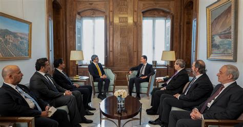 Emirati Fm Meets Syrias Assad In Damascus In Further Sign Of Thawing Ties Reuters