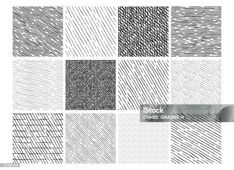 Seamless Hatch Pattern Of Architectural Texture Background Stock