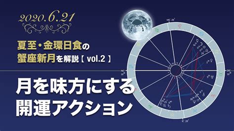 2020年6月21日蟹座新月編 Vol2「月を味方にする開運アクション」 Youtube