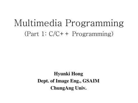 ppt multimedia programming part 1 c c programming powerpoint