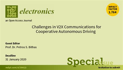 Pdf Special Issue Challenges In V2x Communications For Cooperative Autonomous Driving