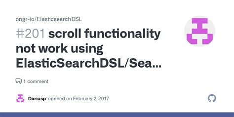 Scroll Functionality Not Work Using Elasticsearchdslsearch Object And Elasticsearchbundle