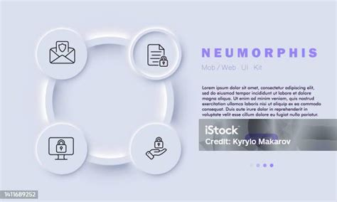 개인 데이터 보호 세트 아이콘입니다 개인 시스템 보안 알림 이메일 편지 방패 문서 자물쇠 컴퓨터 손 개인 정보 보호 개념 신형 스타일 비즈니스용 벡터 줄 아이콘 개인정보보호