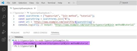 How To Use Join Method To Combine Array Of Strings In Typescript