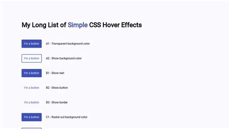 Heres My Long List Of Pure Css Hover Effects These Can Be Used On Buttons Text Whatever
