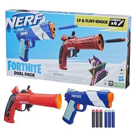 Nerf Fortnite Dual Pack Toys Includes 2 Fortnite Blasters And 6 Elite