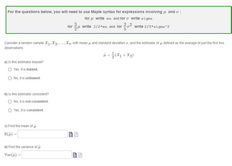 Solved For The Questions Below You Will Need To Use Maple