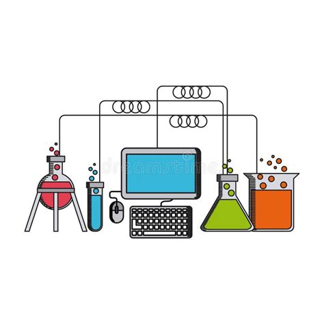 Science Lab Design Stock Illustration Illustration Of Analysis 69359696