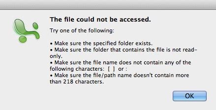 Microsoft Excel For MAC Error Accessing Files Techyv Com